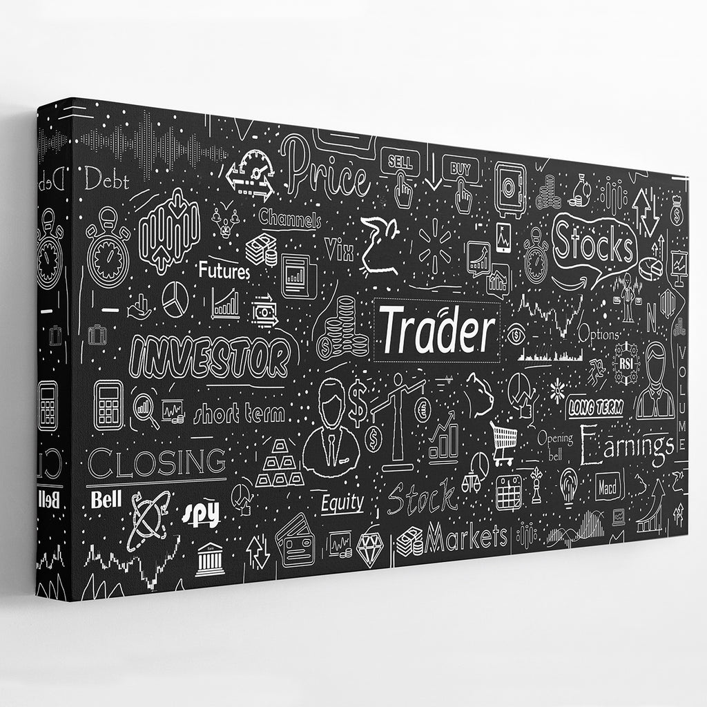 Handmade Wall Street & Finance Wall Art and Canvas Paintings – Wall ...